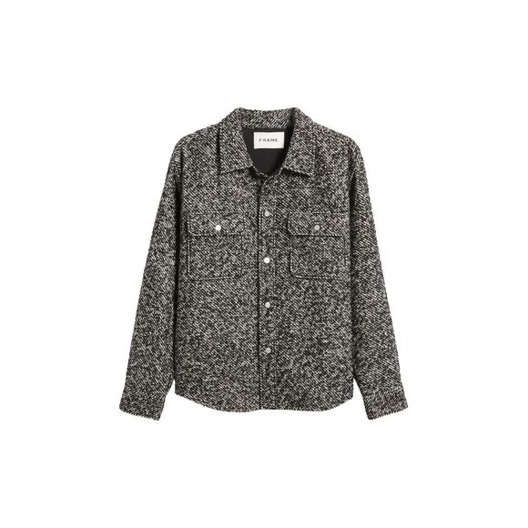 Frame Denim | Jackets & Coats | New Frame Mens Tweed Textured Overshirt ...